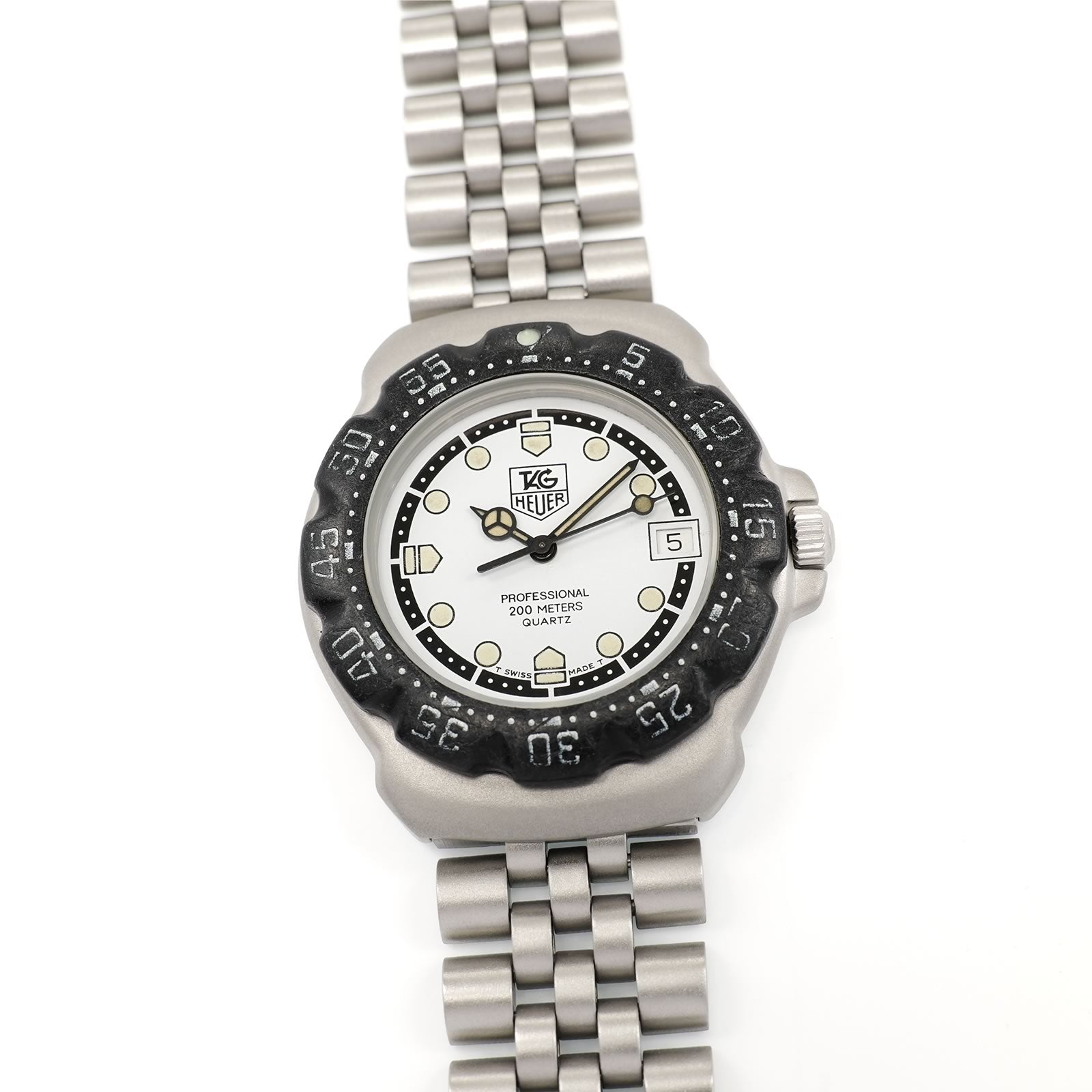TAG Heuer Formula 1 WA1218 Men's 35mm White and Black Mid Size – SWWatches