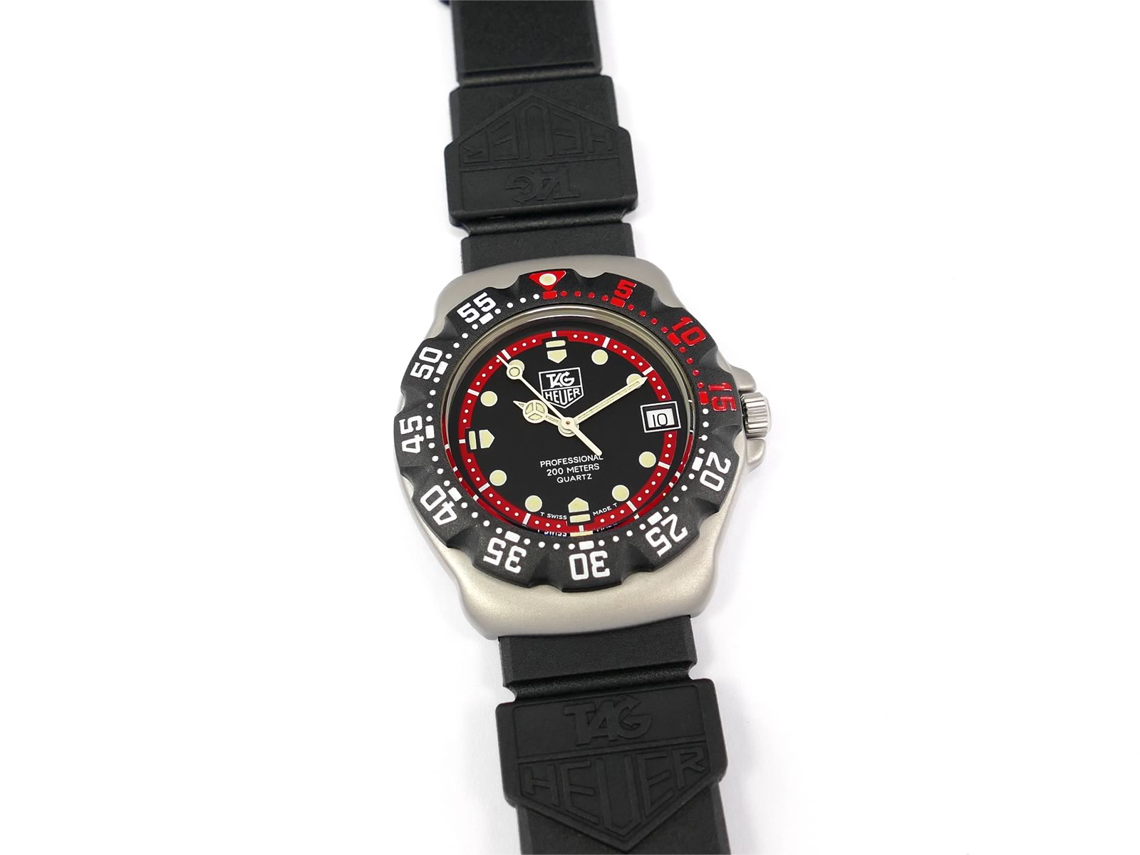 TAG Heuer Formula 1 Retro WA1214 Mid size F1 New Bezel & Strap – SWWatches