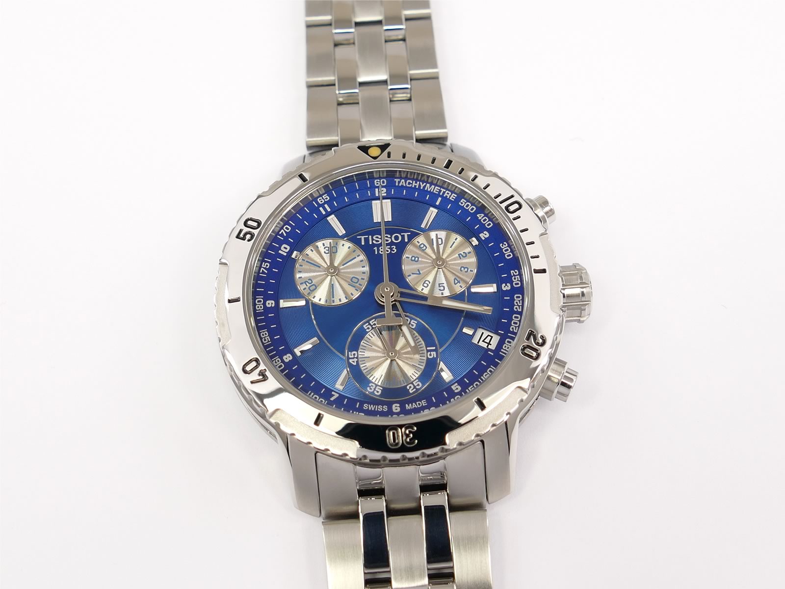 Tissot T-Sport PRS200 Blue / Silver Chronograph T067417A – SWWatches