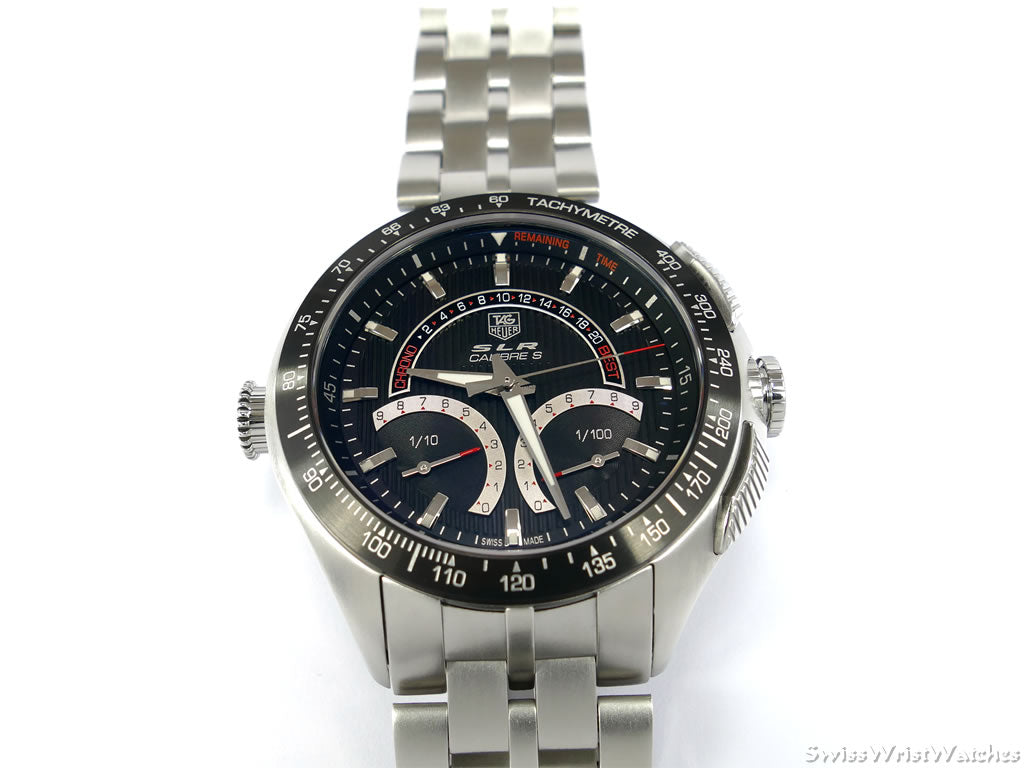 TAG Heuer Mercedes Benz SLR CAG7010.BA0254 Calibre S Laptimer Black ...